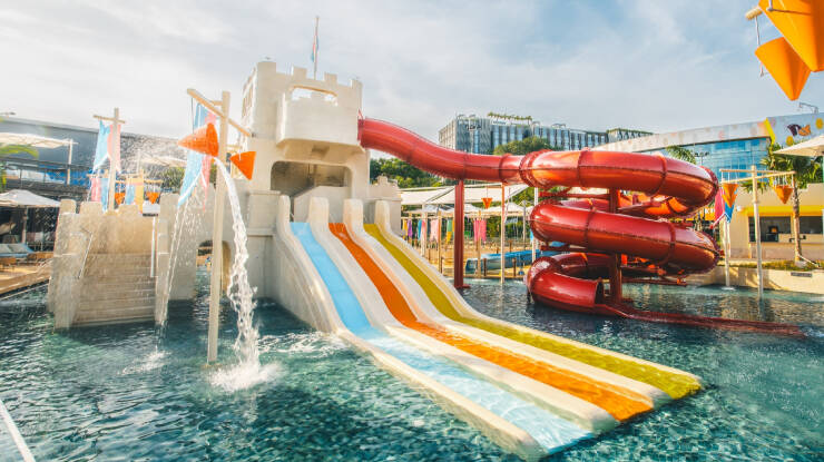 Playtime at Splash Tribe with SGD 150 dining credits